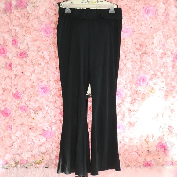 Pants & Jumpsuits | Ezwear Womens Solid Flare Leg Pants | Poshmark